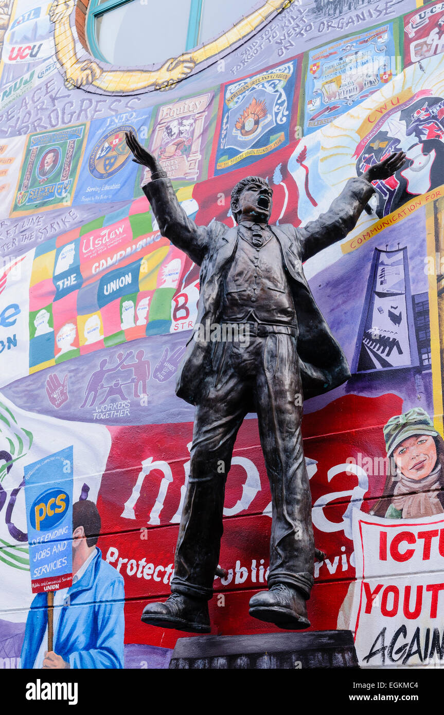 Ictu mural belfast hi-res stock photography and images - Alamy