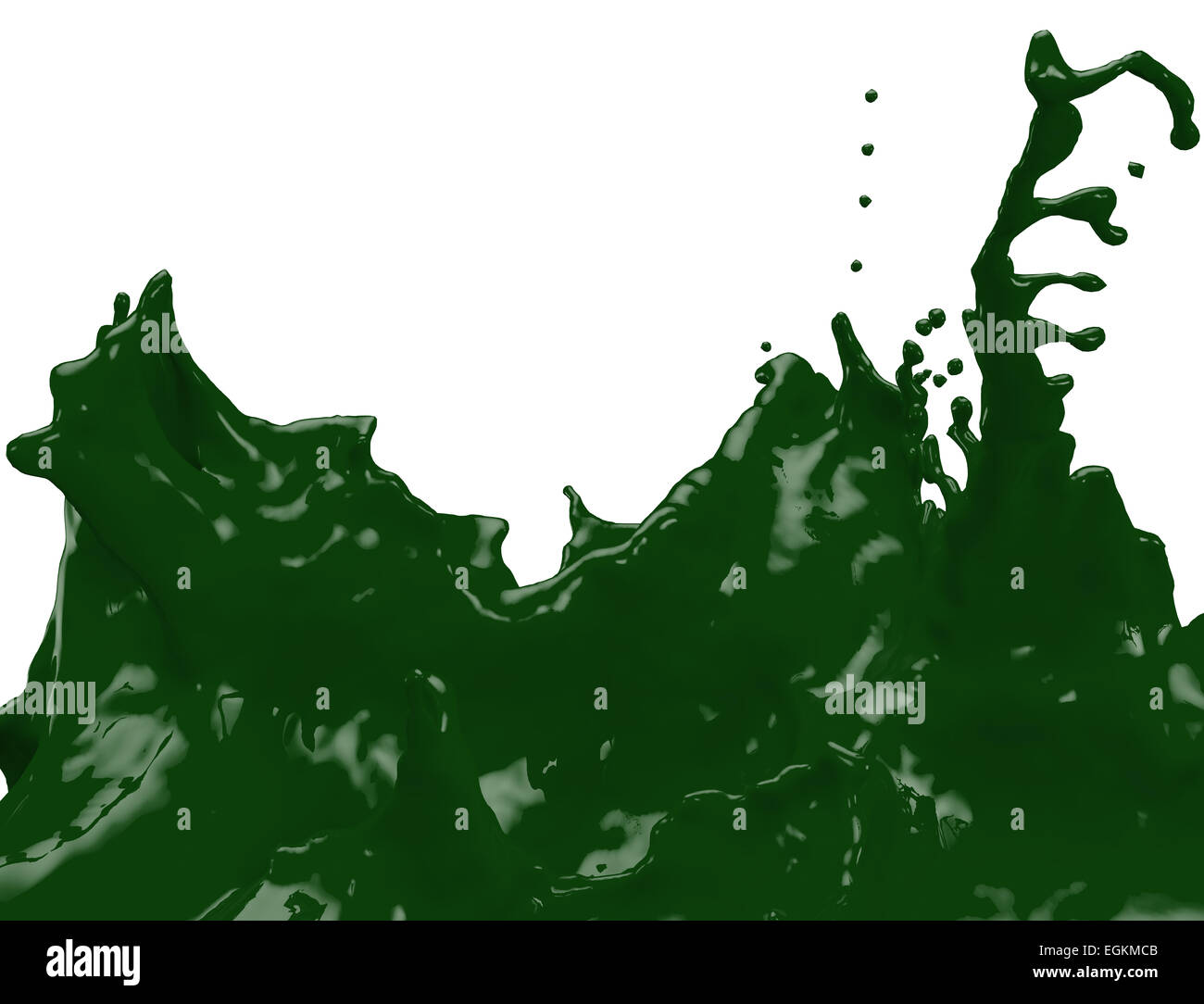 Dark Green Paint Splatter Stock Photo - Alamy