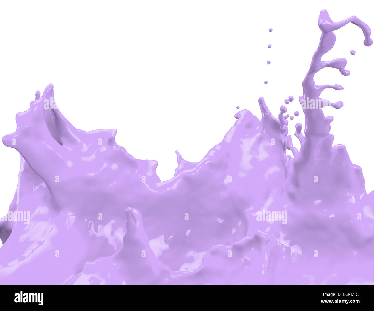 Mauve Purple Paint Splatter Stock Photo - Alamy