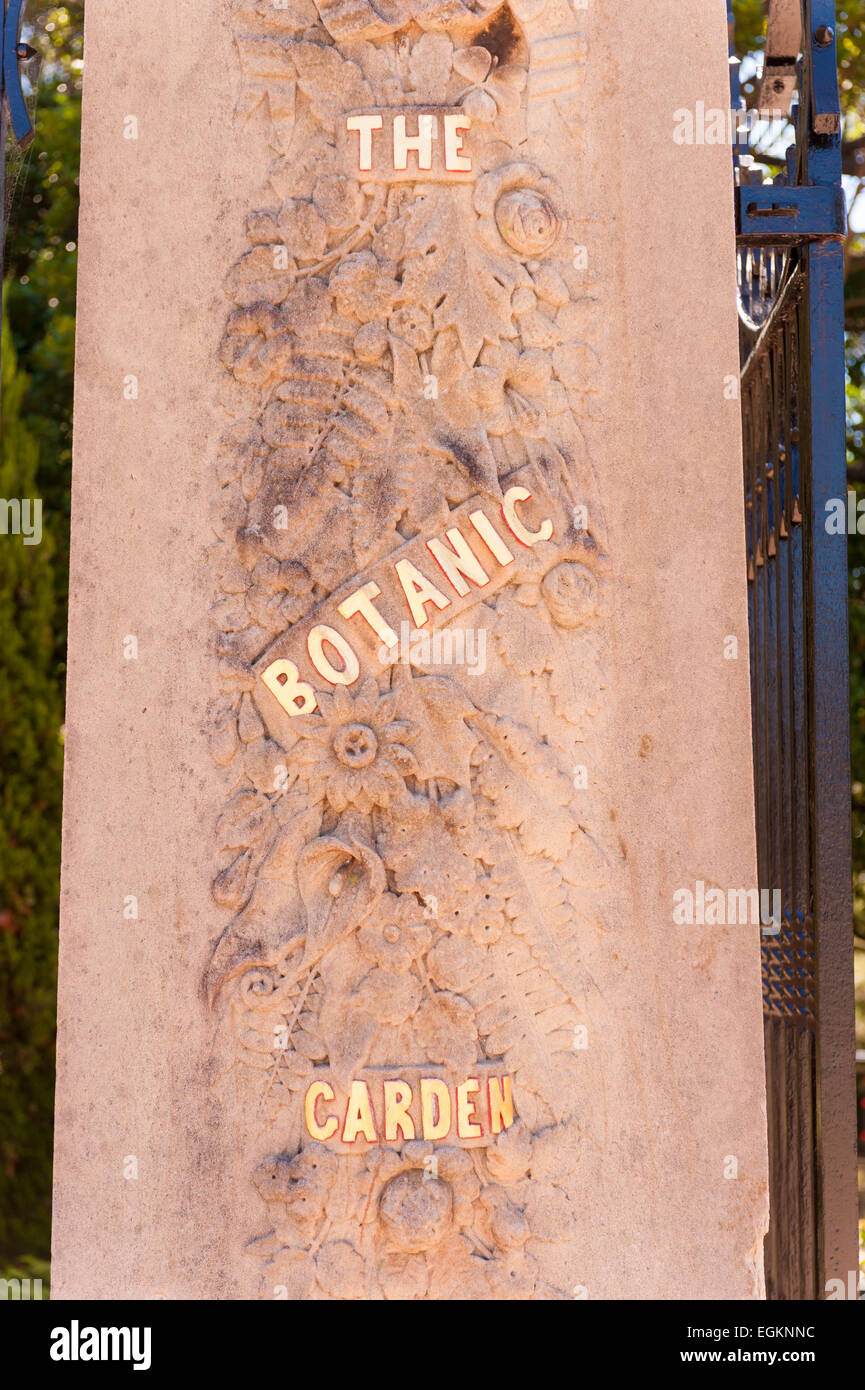 Entrance gates royal botanic garden hi-res stock photography and images ...