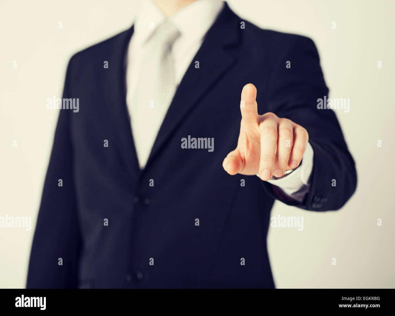 man hand pointing at something Stock Photo - Alamy