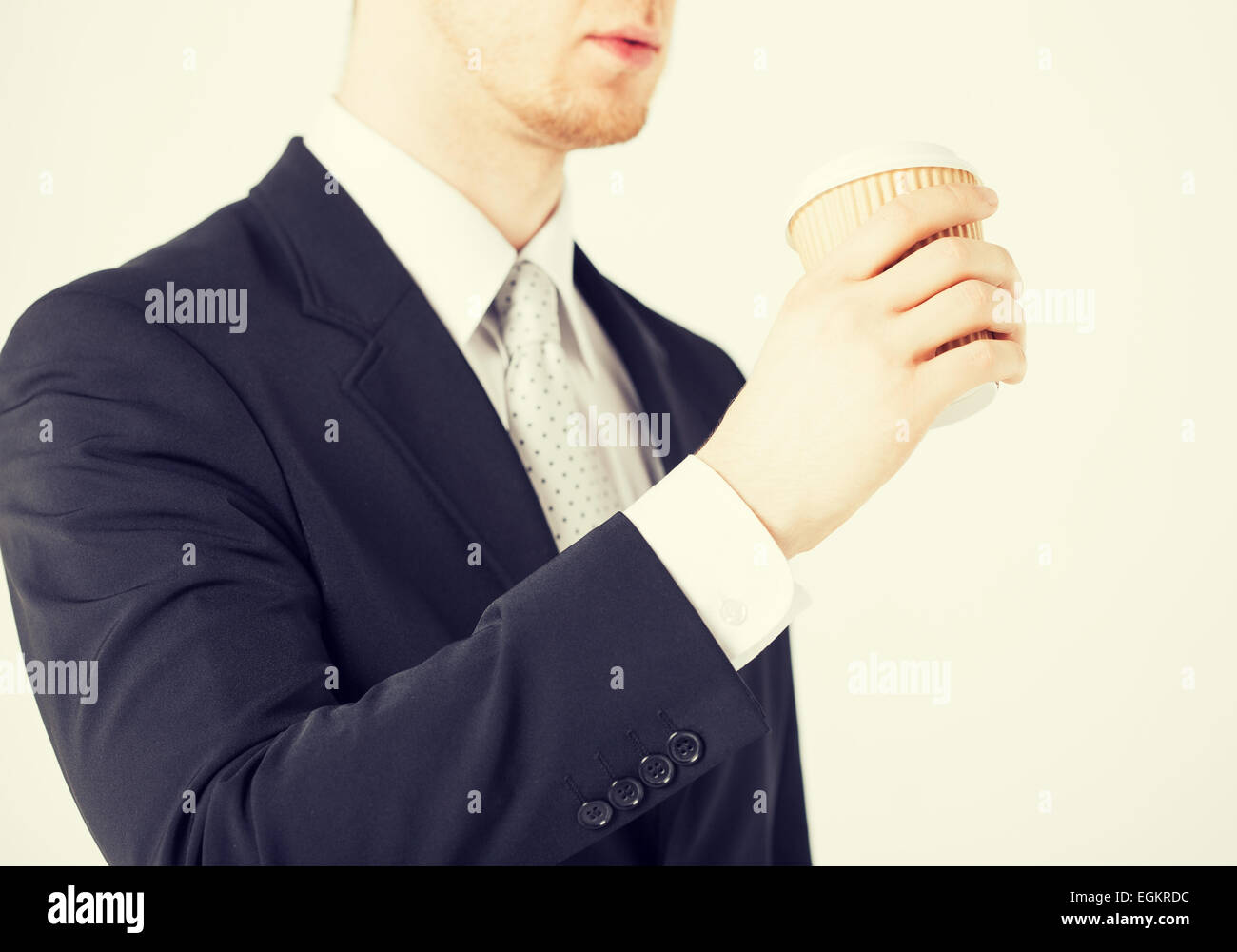 man hand holding take away coffee Stock Photo - Alamy