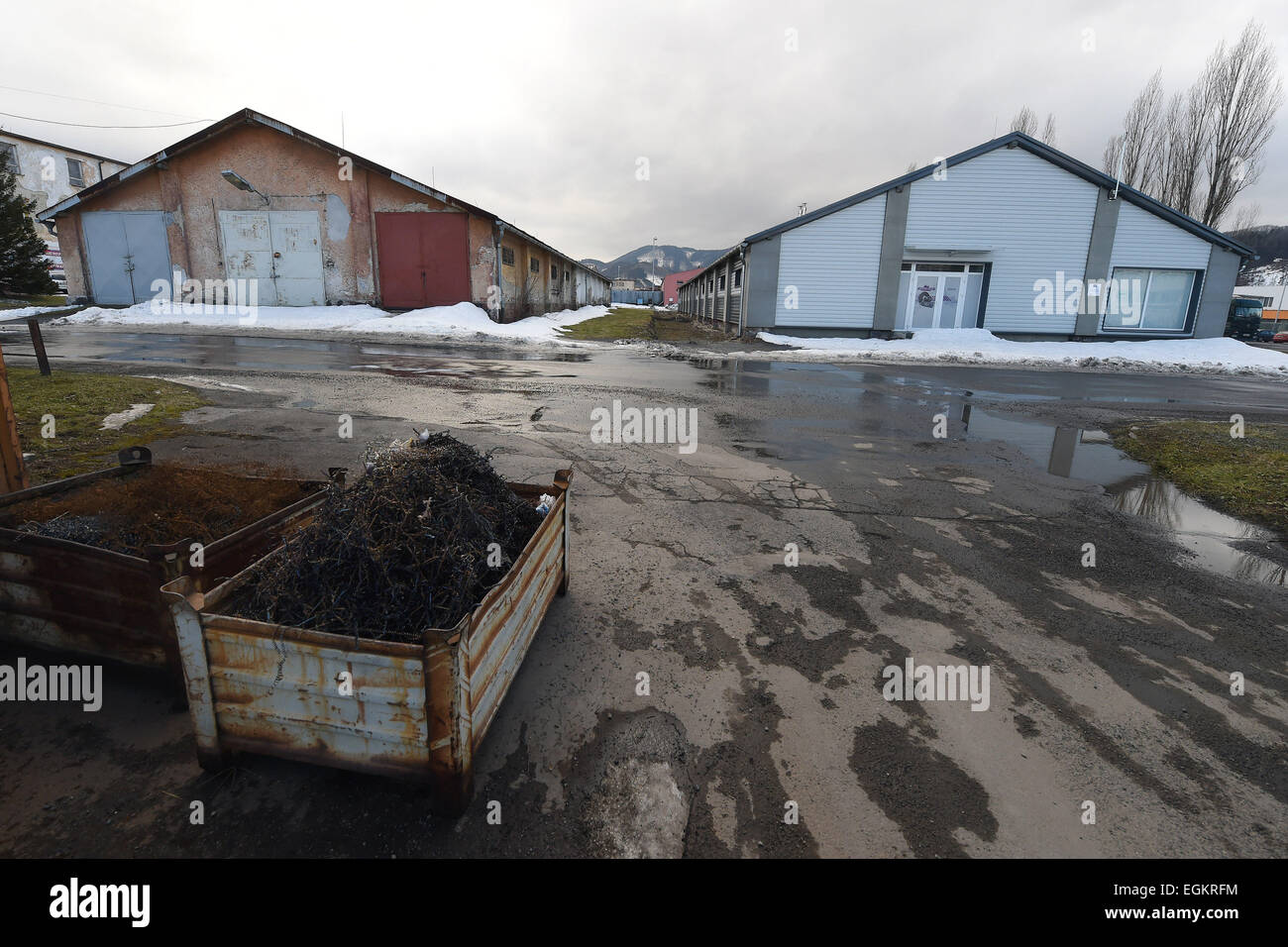 Former Soviet Army barracks area in Frenstat pod Radhostem, Czech ...