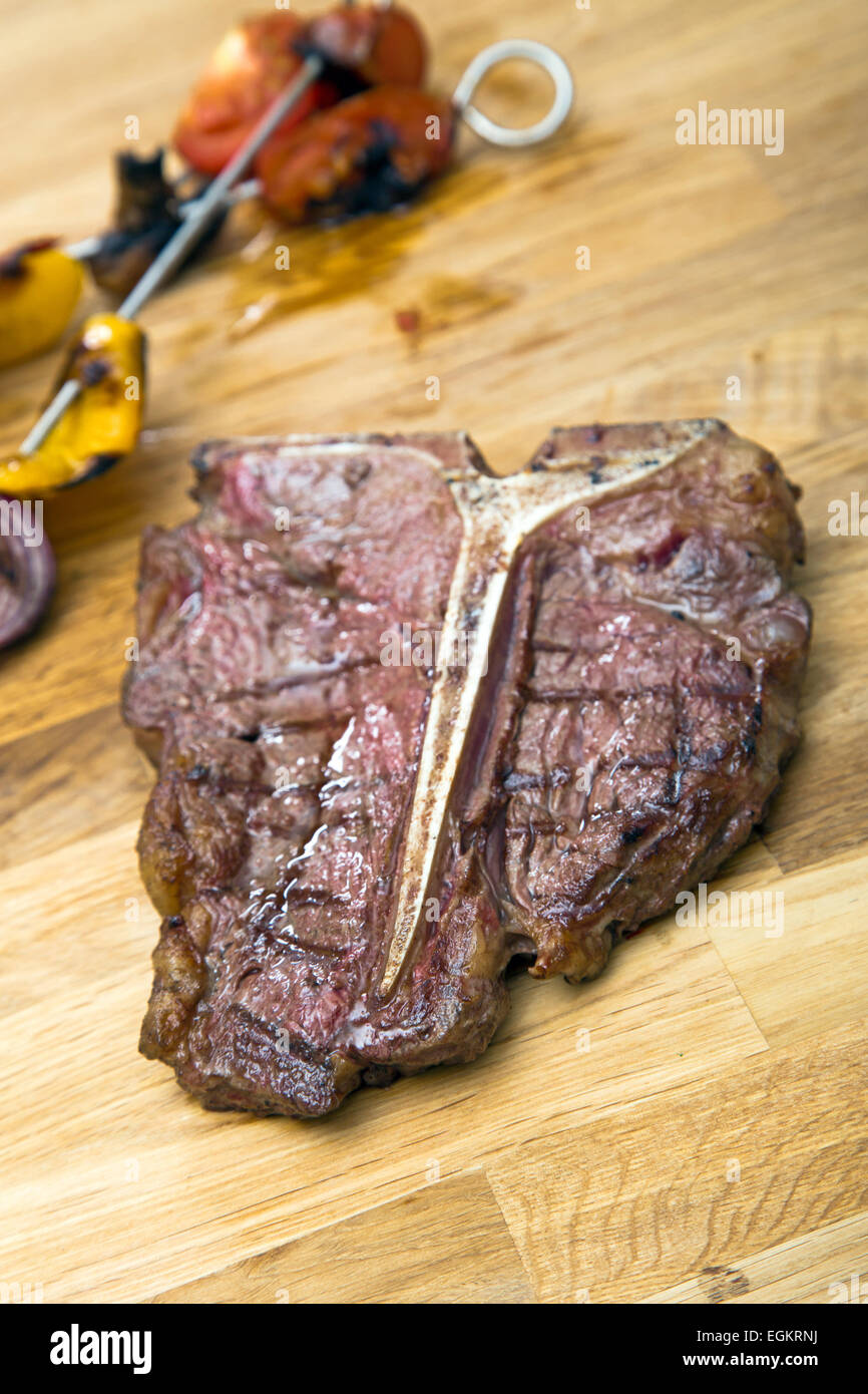 Big t bone steak restaurant hi-res stock photography and images - Alamy