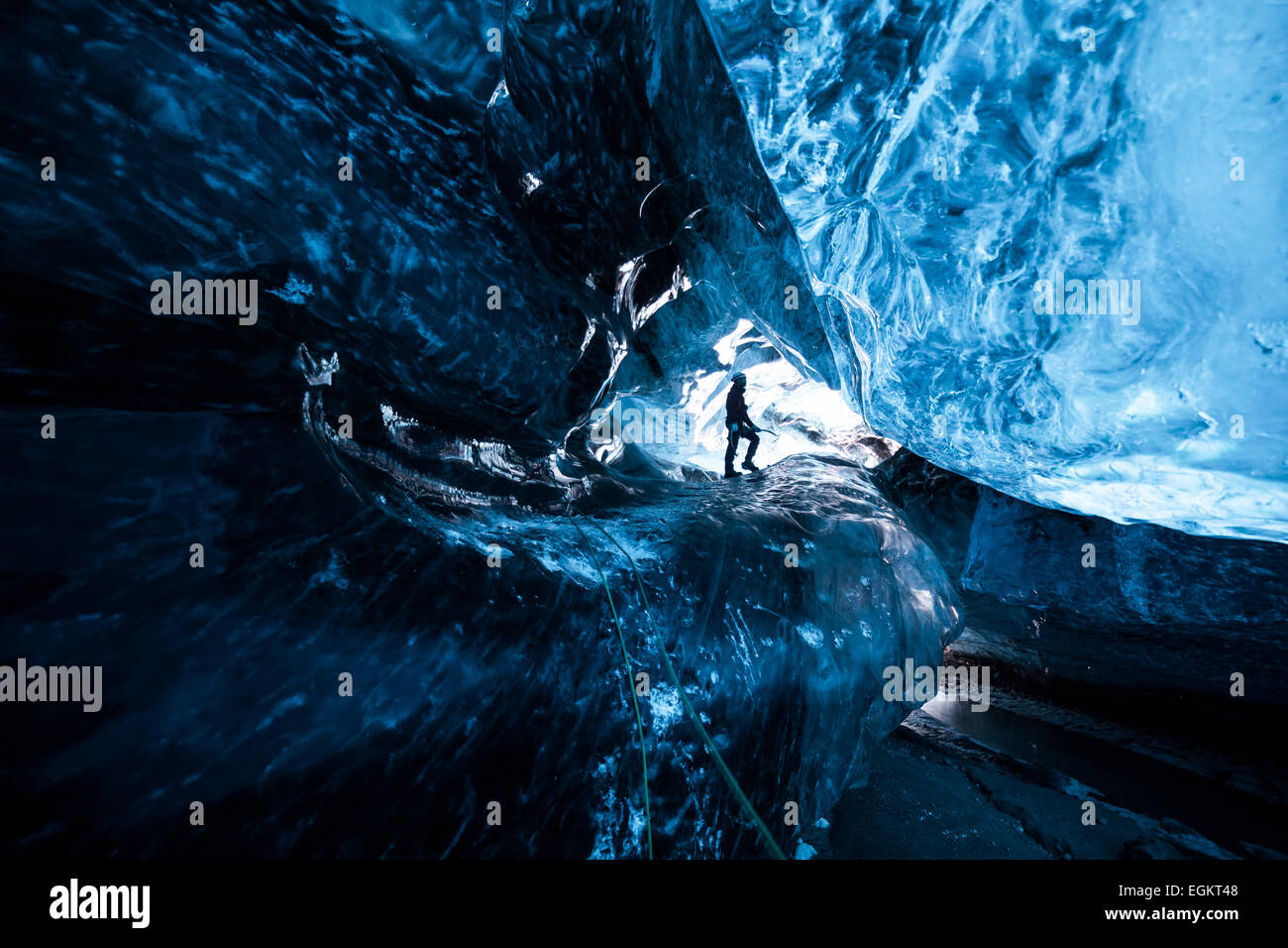 Ice cave in Solheimajokull in southern Iceland Stock Photo - Alamy Ice cave in Solheimajokull in southern Iceland Stock Photo - Alamy