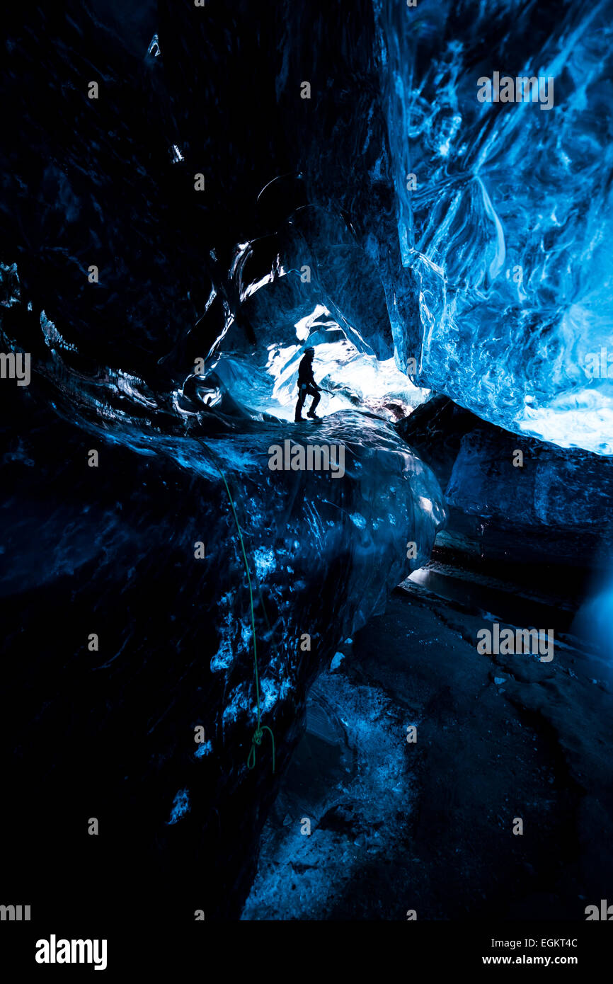 Ice cave in Solheimajokull in southern Iceland Stock Photo - Alamy Ice cave in Solheimajokull in southern Iceland Stock Photo - Alamy