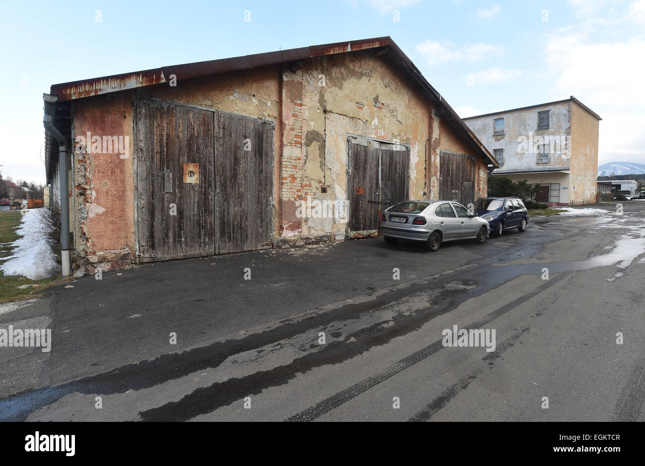 Former Soviet Army barracks area in Frenstat pod Radhostem, Czech ...