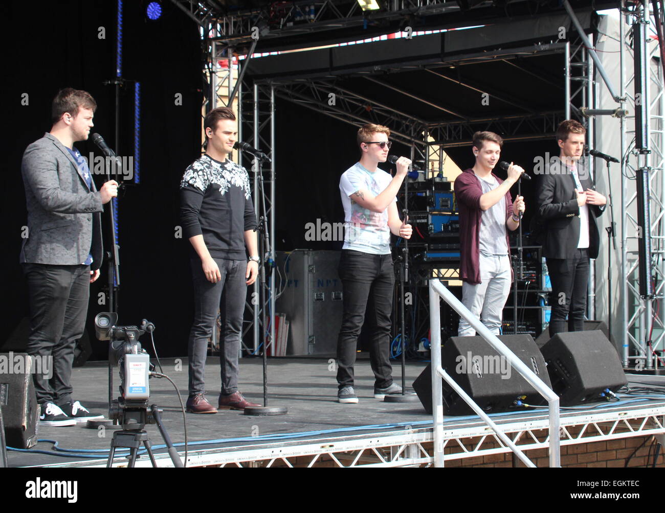 Proms on the Prom held at Rhyl Events Arena Featuring: Collabro Where ...