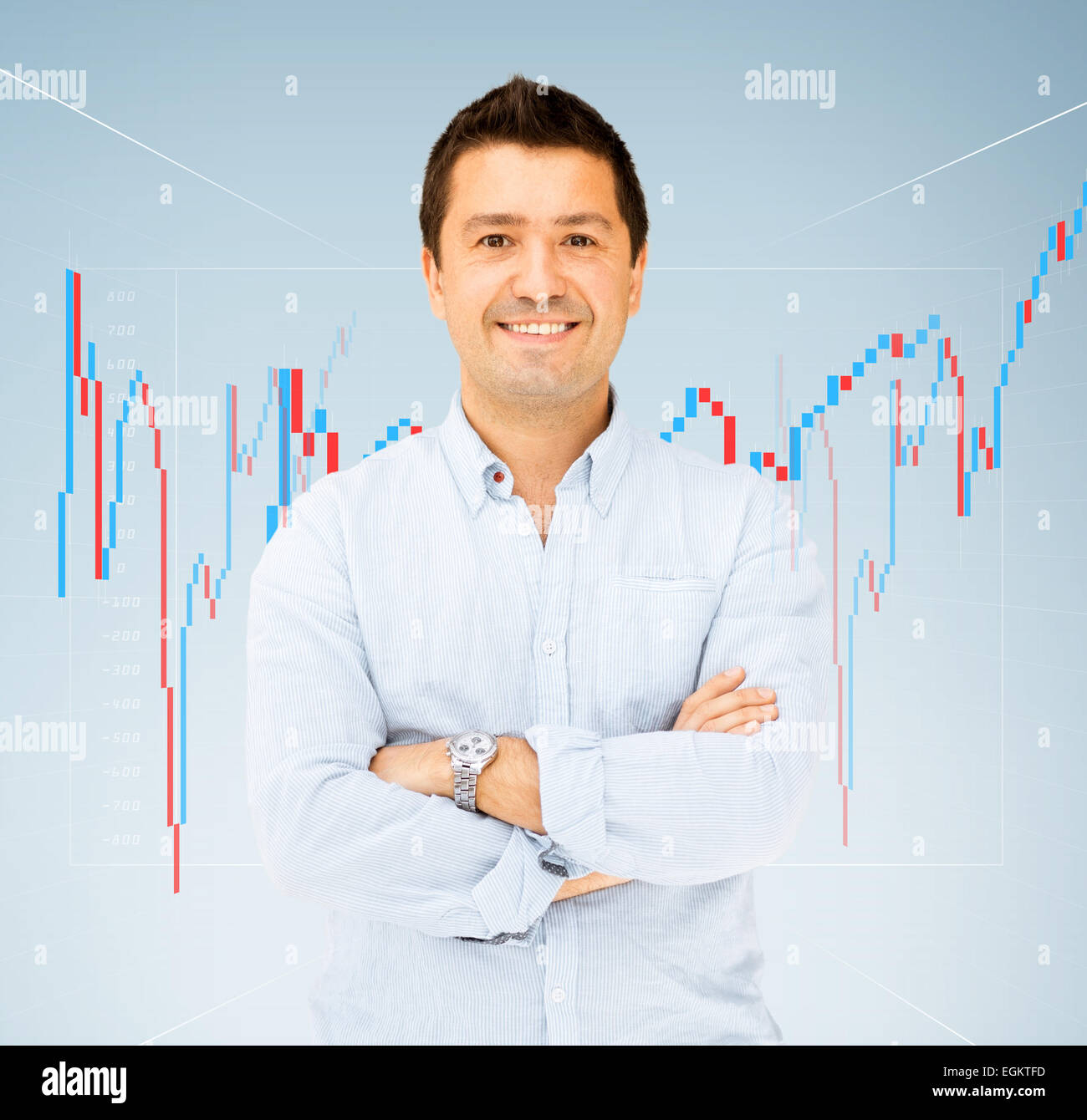 handsome smiling man Stock Photo - Alamy