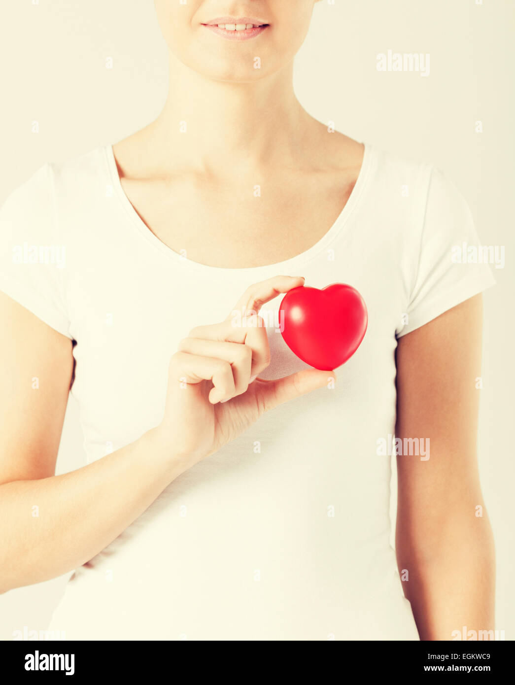 woman hands with heart Stock Photo - Alamy