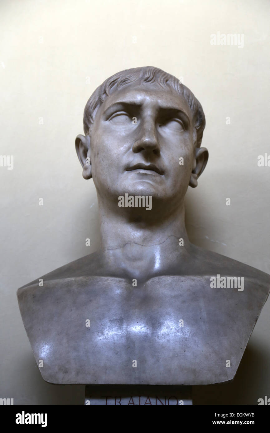Bust of trajan emperor hi-res stock photography and images - Alamy