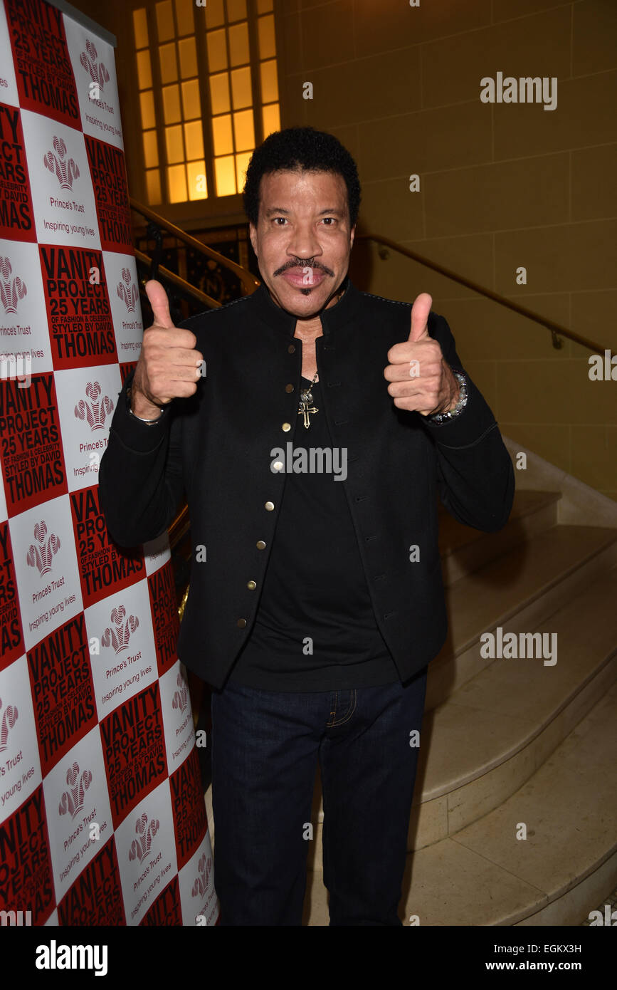 London, UK. 26th February, 2015. Lionel Richie, attends the Vanity ...