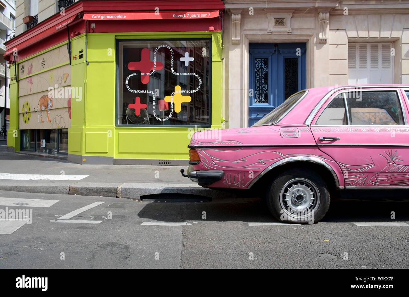 Mercedes pink hi-res stock photography and images - Alamy