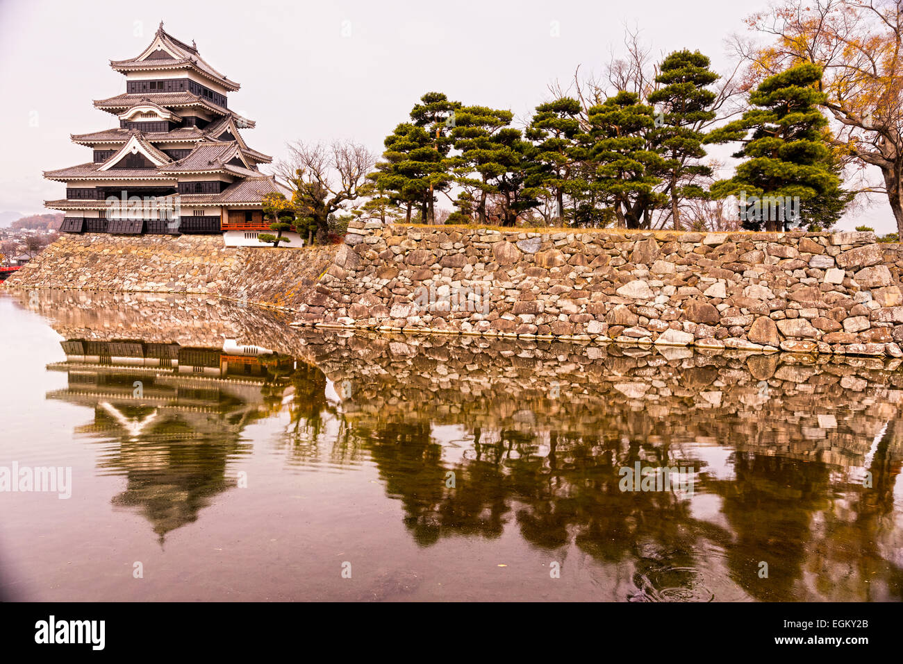 The Matsumoto Castle, Nagano prefecture, Japan Stock Photo - Alamy
