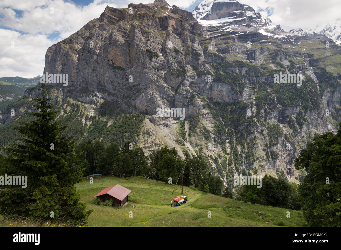 Swiss barn hi-res stock photography and images - Alamy