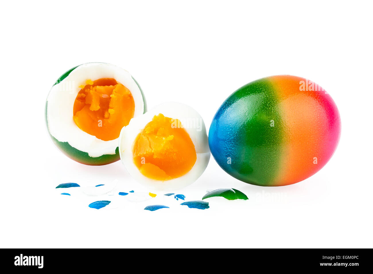 Red boiled eggs hi-res stock photography and images - Alamy