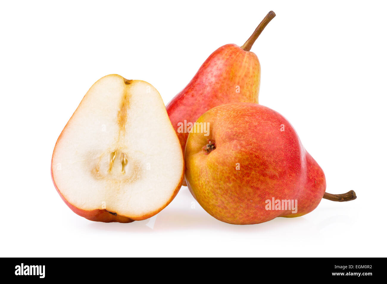 Half slice ripe fruit Cut Out Stock Images & Pictures - Alamy