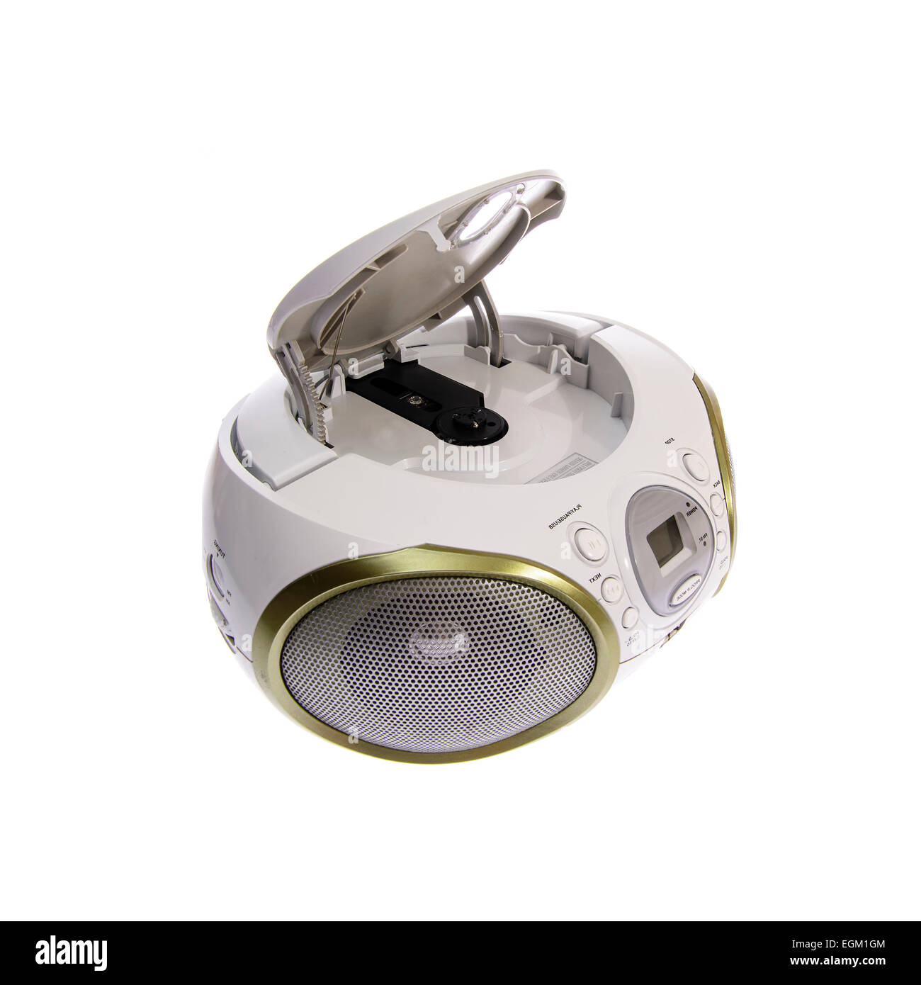 Portable MP3, CD, DVD Audio. Isolated Stock Photo - Alamy