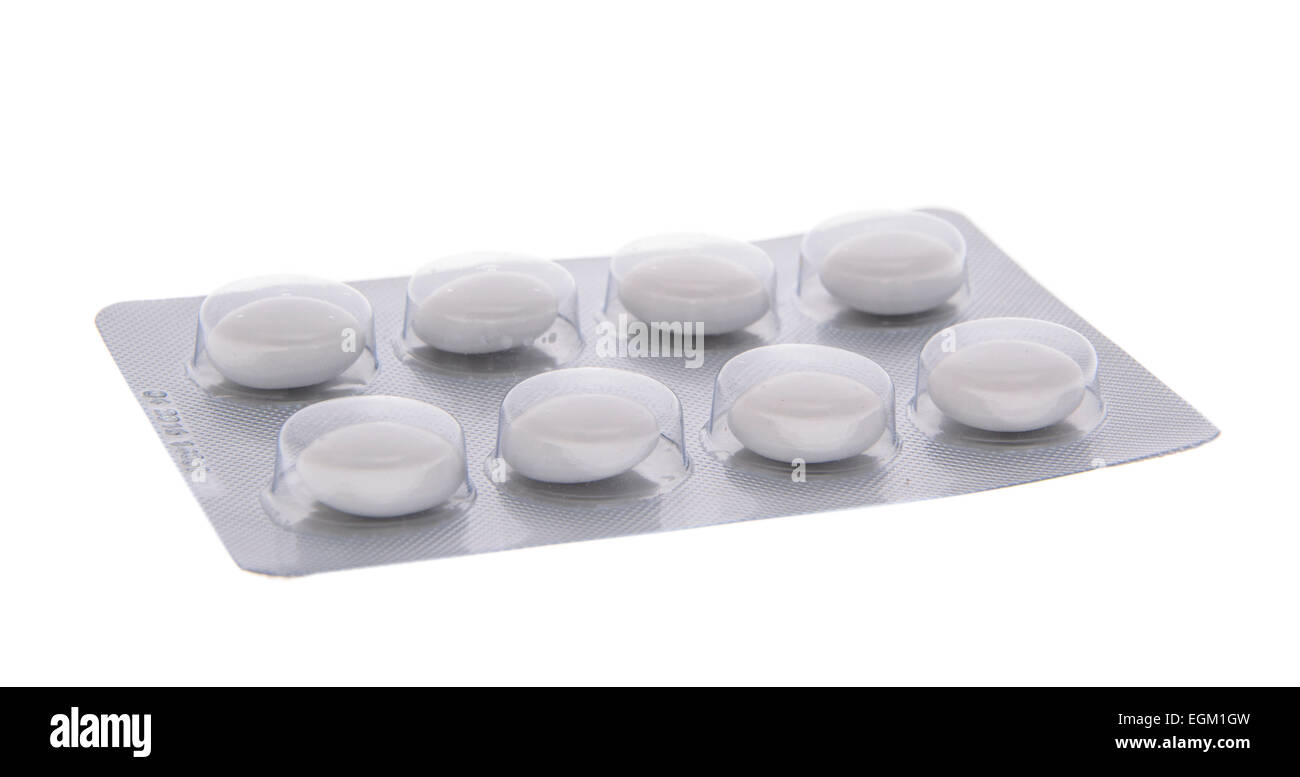 Medicine: Packing of Tablets. Isolated Stock Photo - Alamy