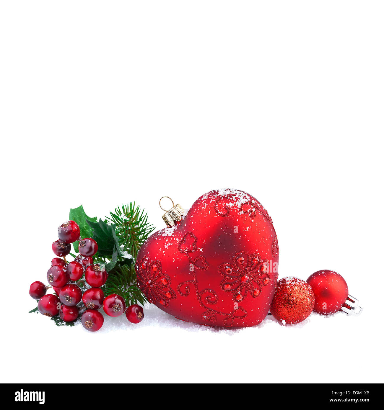 Heart decoration christmas hi-res stock photography and images - Alamy