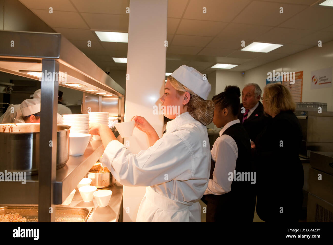 Busy in the kitchen prior to the opening of BR6 a student run ...