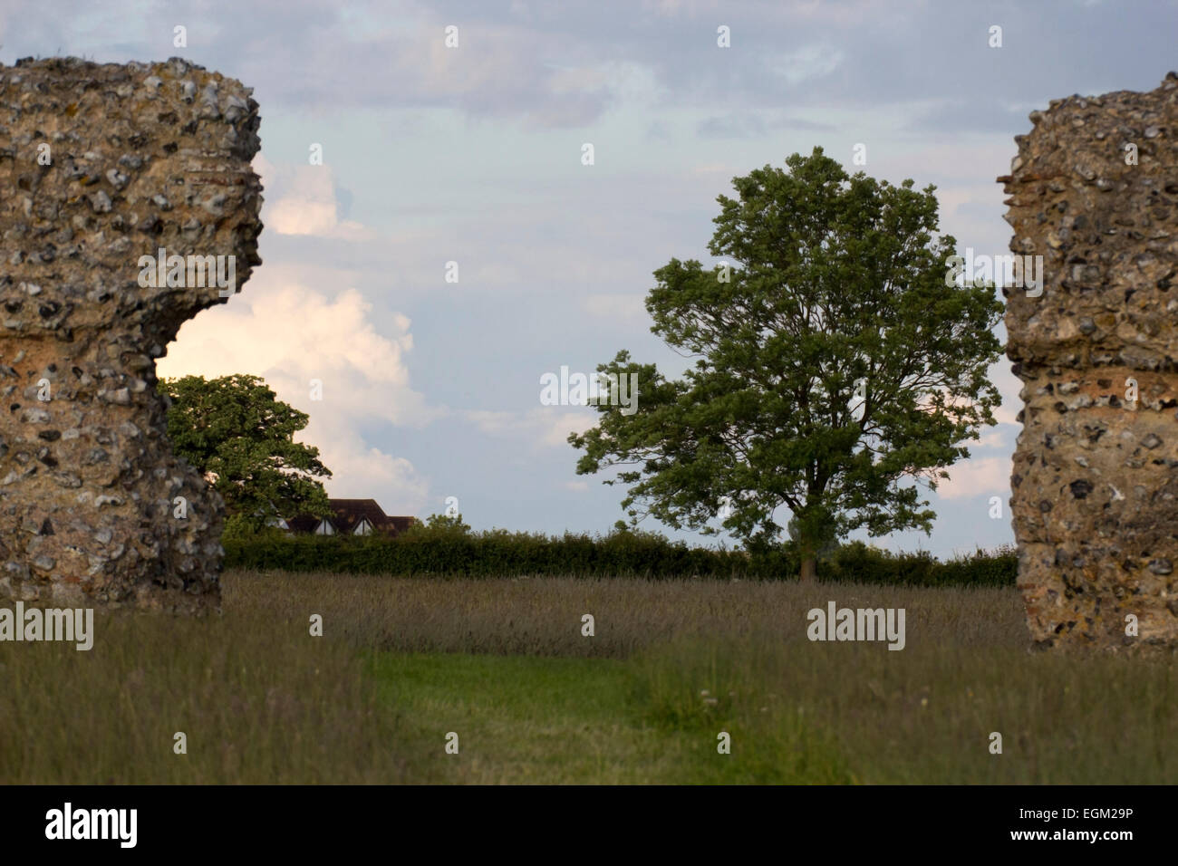 Burgh castle roman fort hi-res stock photography and images - Alamy