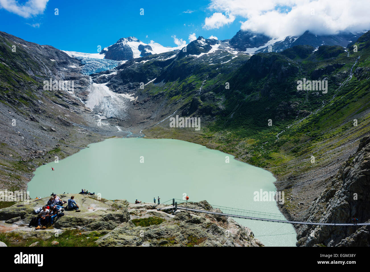 Trift bridge gorge hi-res stock photography and images - Alamy