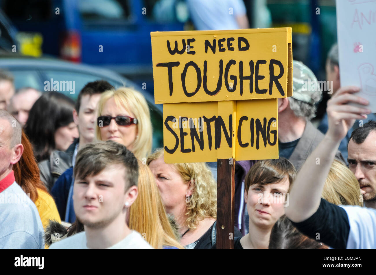 Person holds protest sign hi-res stock photography and images - Alamy