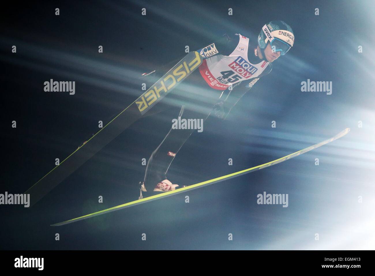 Falun, Sweden. 26th Feb, 2015. Michael Hayboeck (14th place) of Austria ...