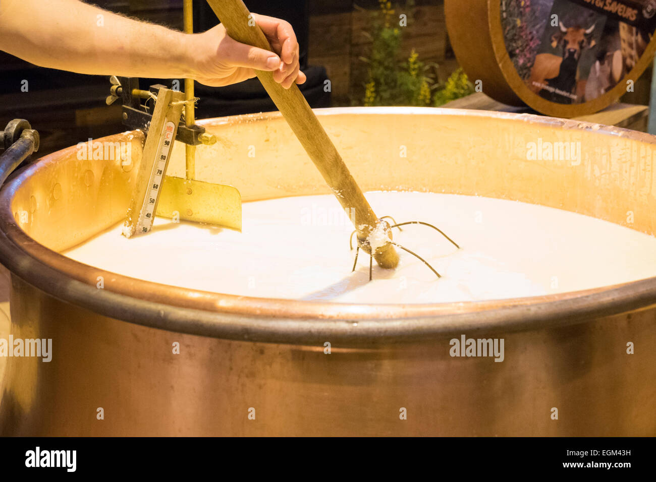 Cheese vat working hi-res stock photography and images - Alamy
