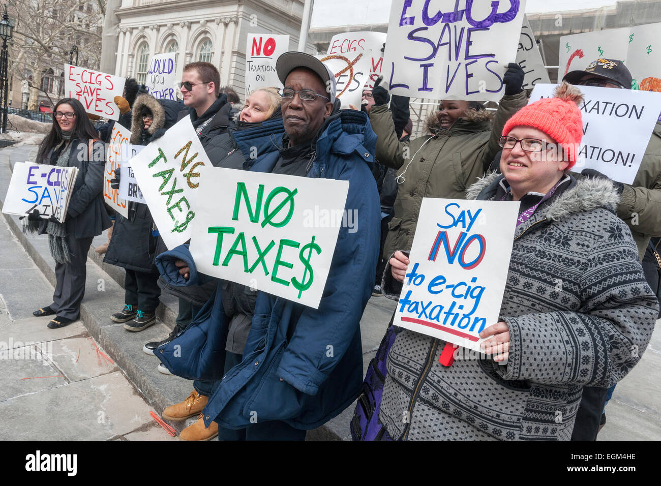 Electronic cigarette advocates from New Yorkers for Smarter Smoking ...