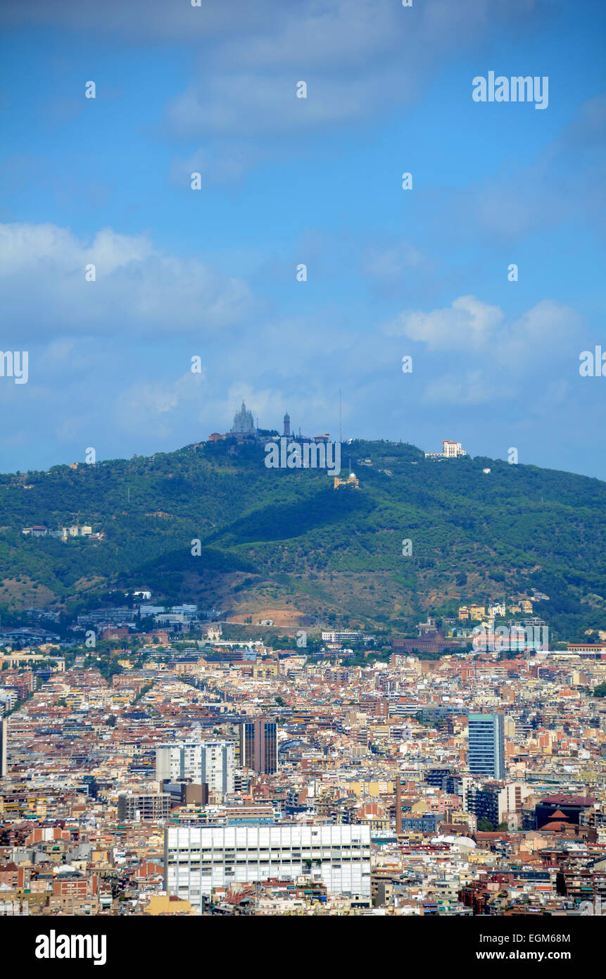 Barcelona city view hi-res stock photography and images - Alamy