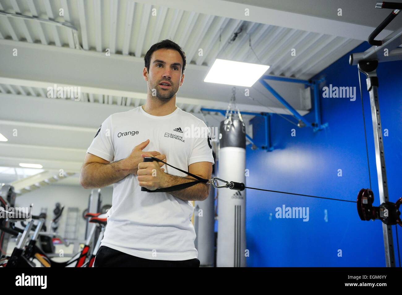 Morgan Parra - 24.02.2015 - Entrainement France -Marcoussis.Photo ...