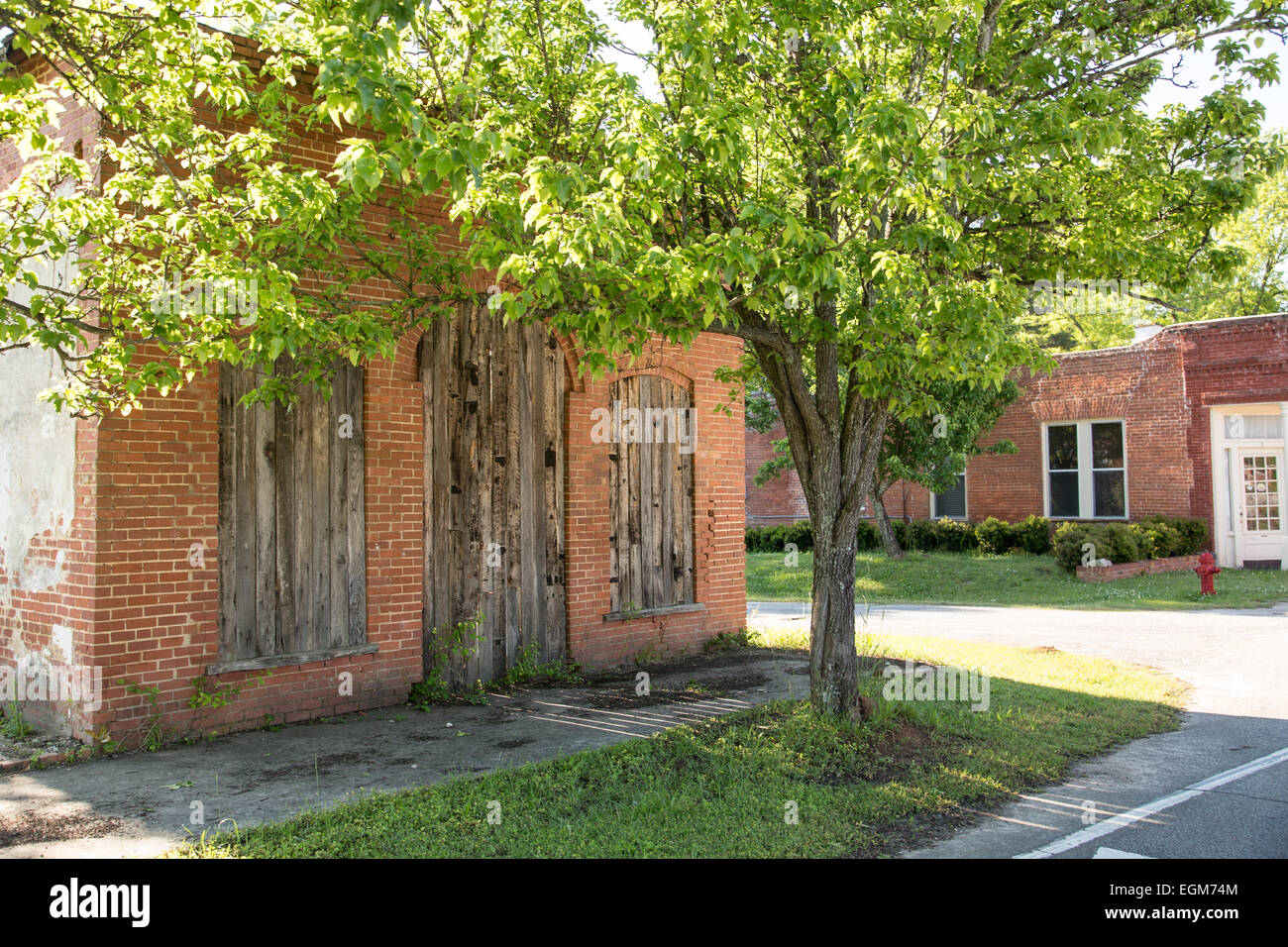 Abandoned ruins where the television series The Walking Dead is filmed ...