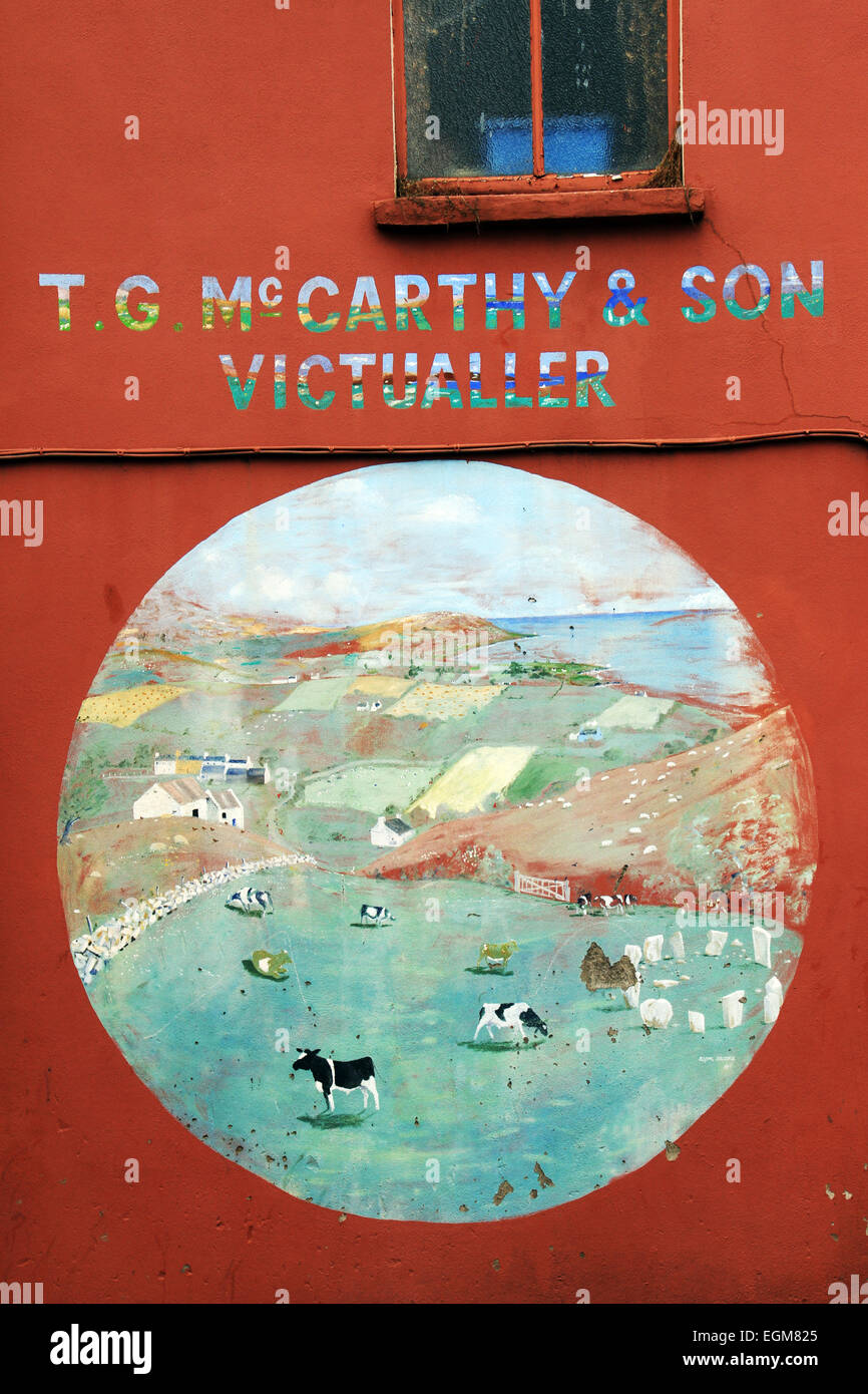 old butchers sign bantry west cork ireland Stock Photo - Alamy