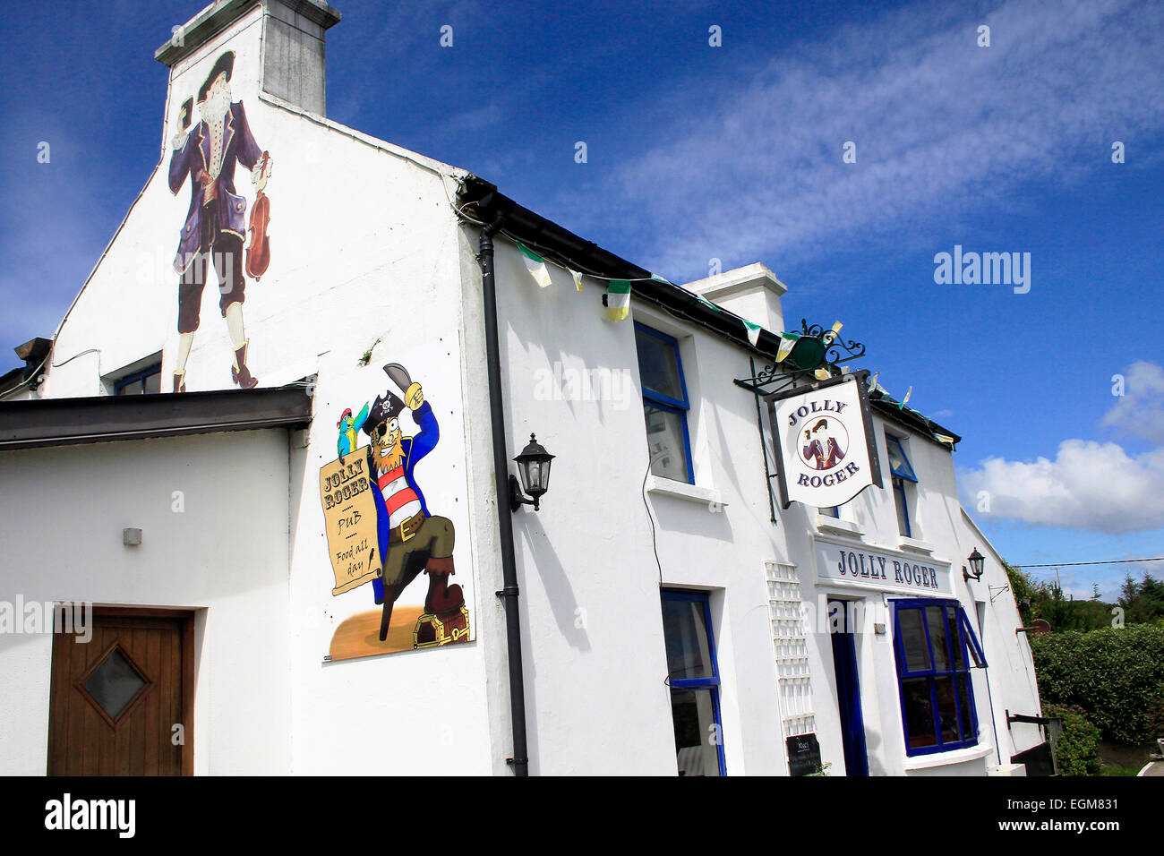 jolly rodger pub sherkin island west cork ireland Stock Photo - Alamy