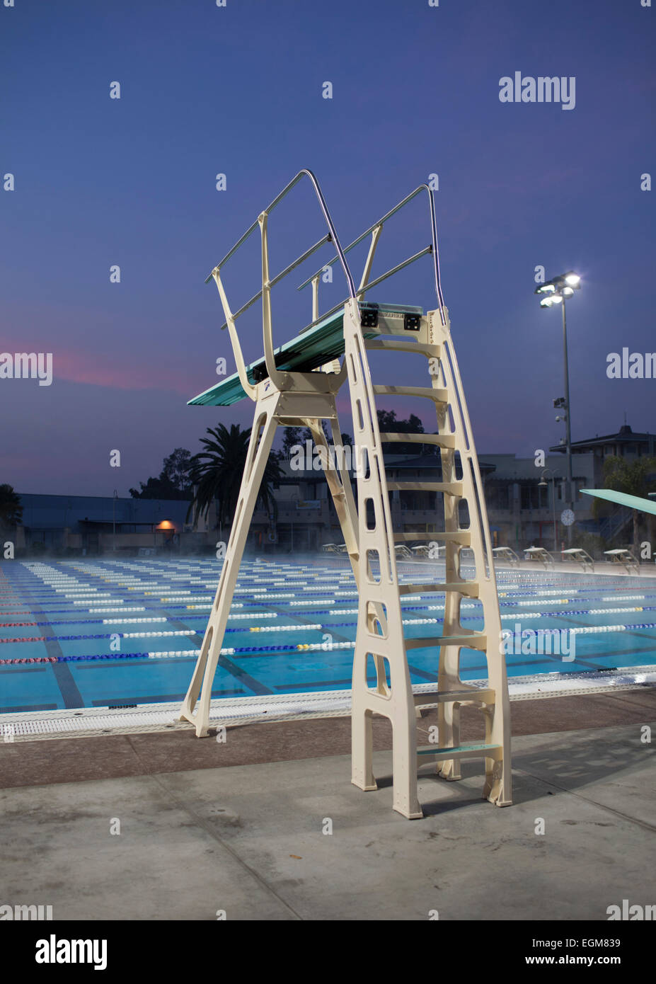 Lap pool with diving board hi-res stock photography and images - Alamy