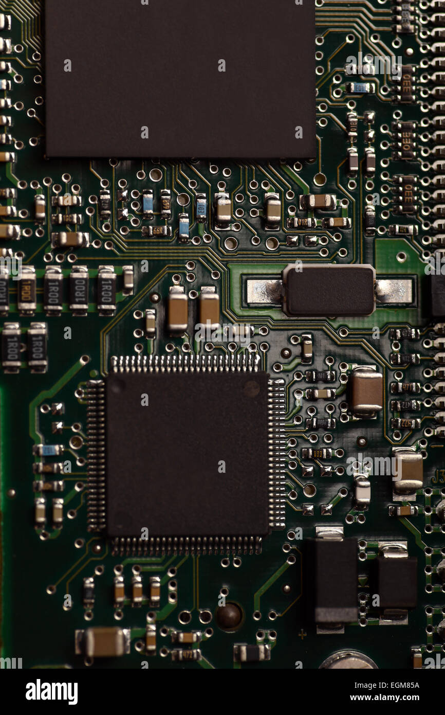 Vertical shot of an electronic micro circuit Stock Photo - Alamy