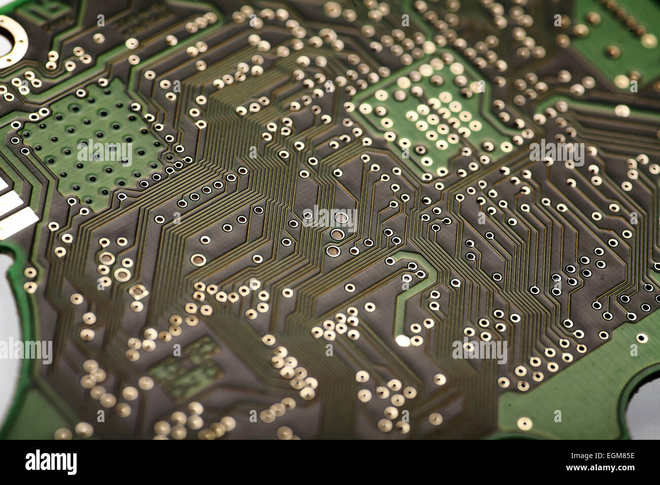 Horizontal shot of an electronic micro circuit Stock Photo - Alamy