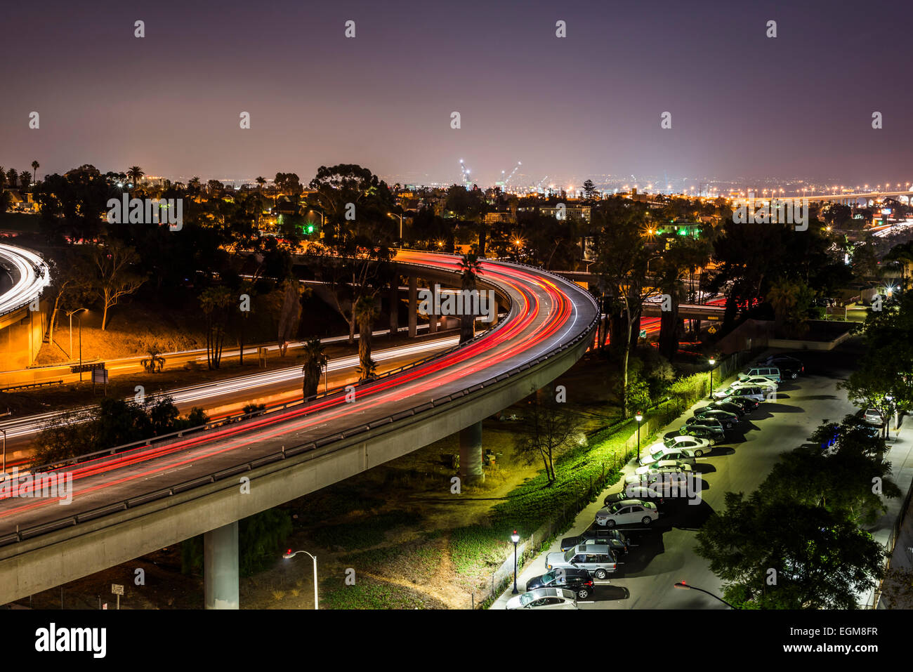 Night photography motorway lights hi-res stock photography and images ...