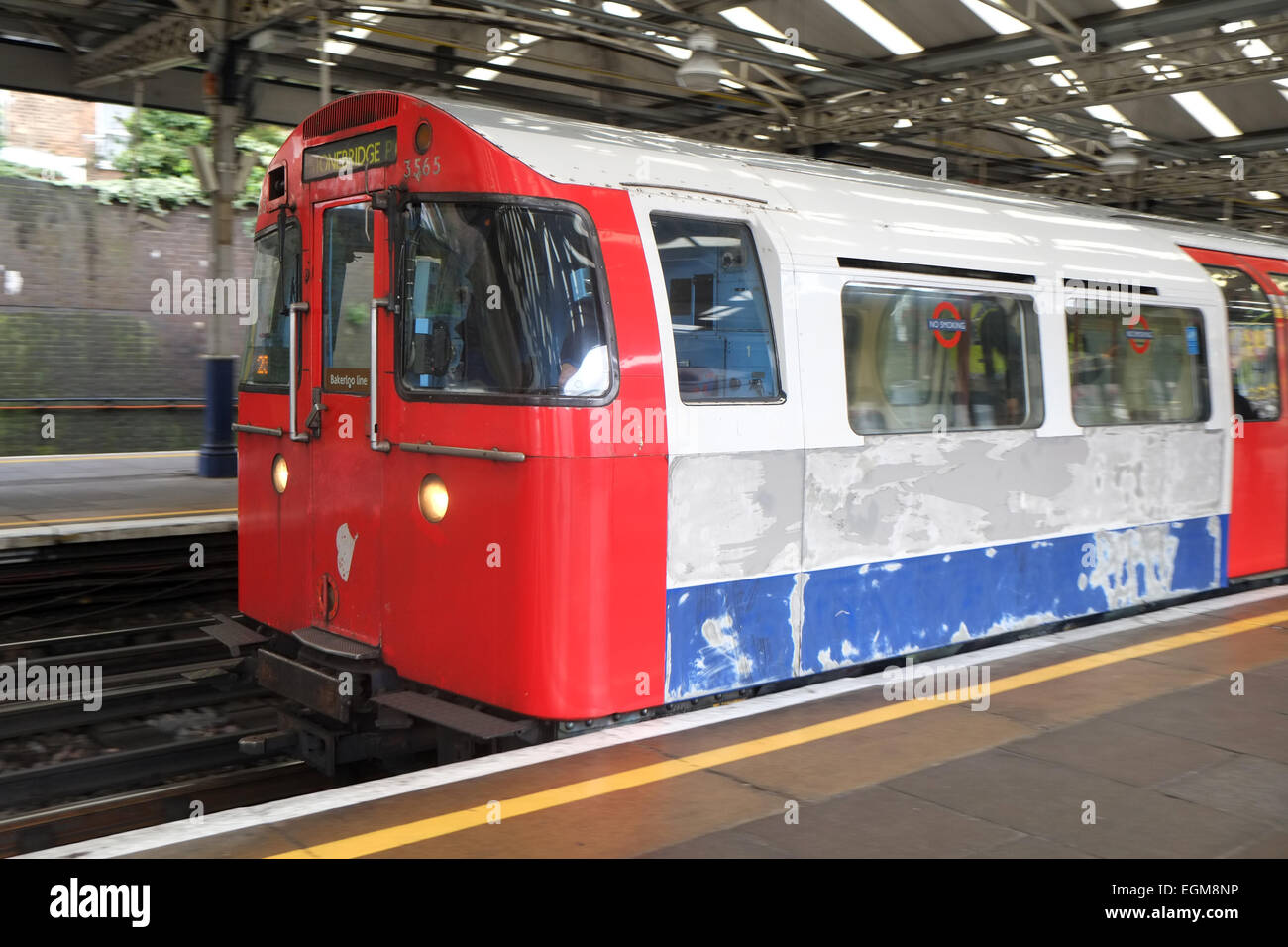 Details of London Underground Trains 25th February 2015 Stock Photo - Alamy