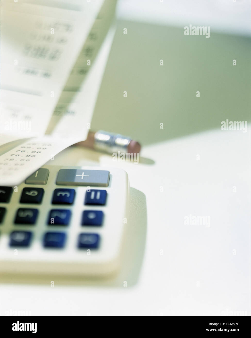 Ledger calculator hi-res stock photography and images - Alamy