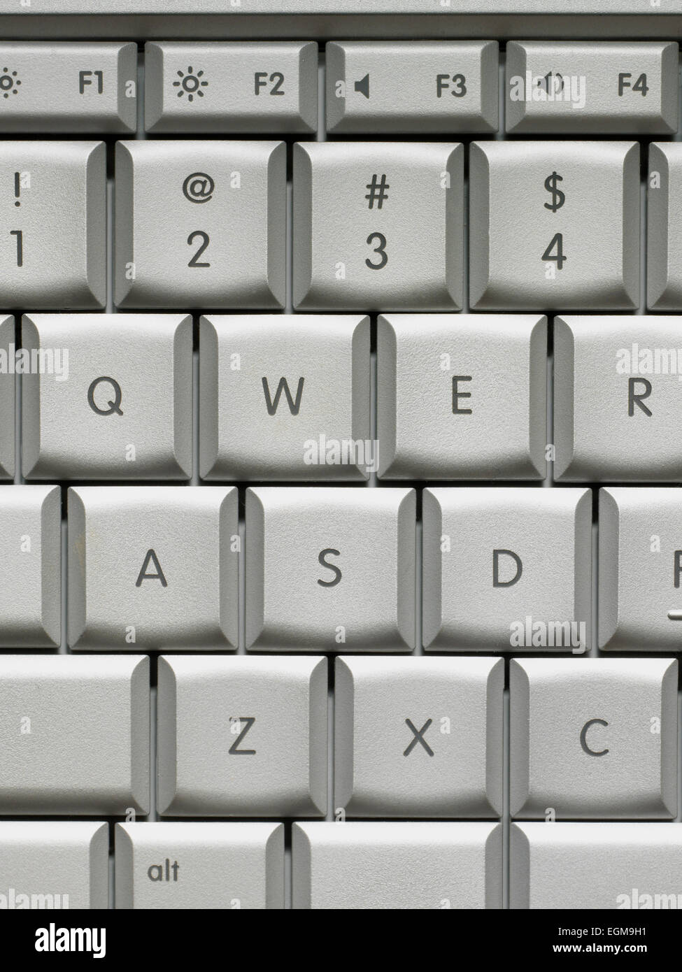 Laptop Keyboard Close-up Stock Photo - Alamy