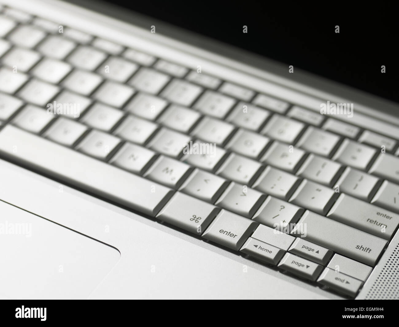 Laptop Keyboard Select Focus Stock Photo - Alamy