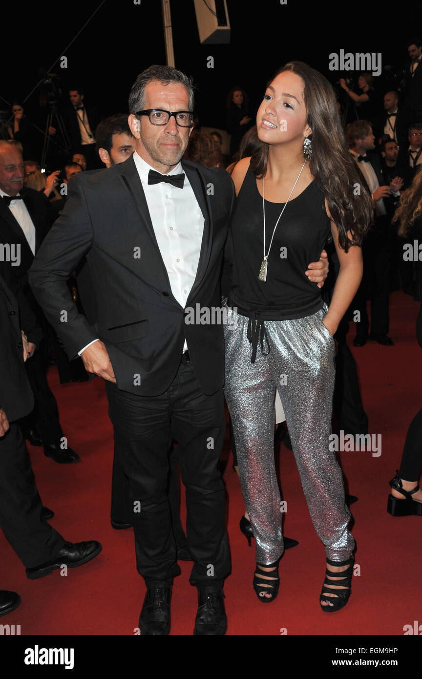 CANNES, FRANCE - MAY 22, 2013: Designer Kenneth Cole & daughter Kate at ...