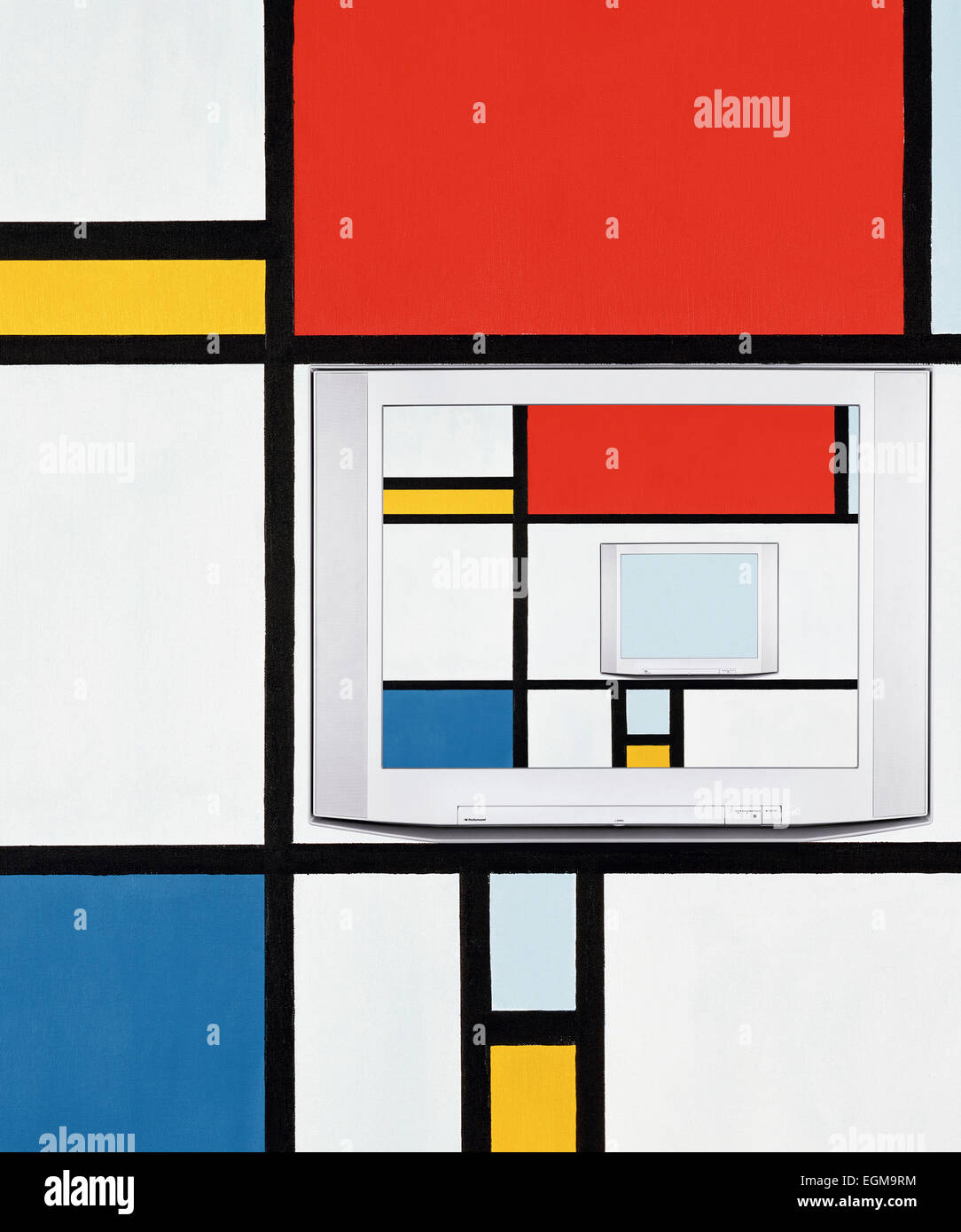 Mondrian painting hi-res stock photography and images - Alamy