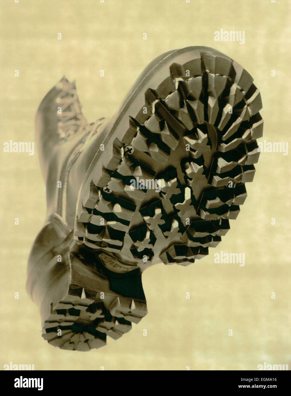 Work Boot, Low Angle View Stock Photo - Alamy