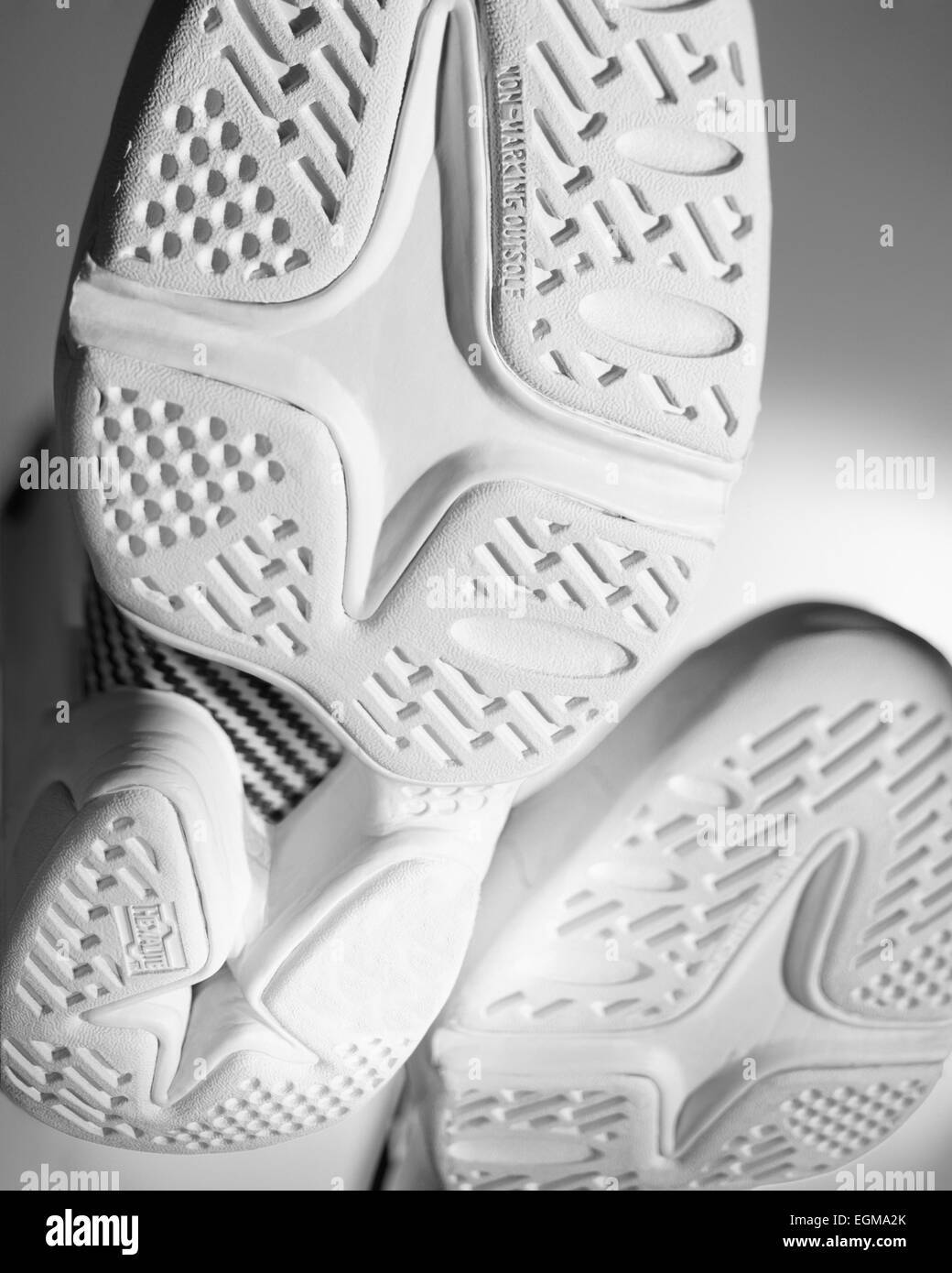 Pair of Sneakers, Low Angle View Stock Photo - Alamy