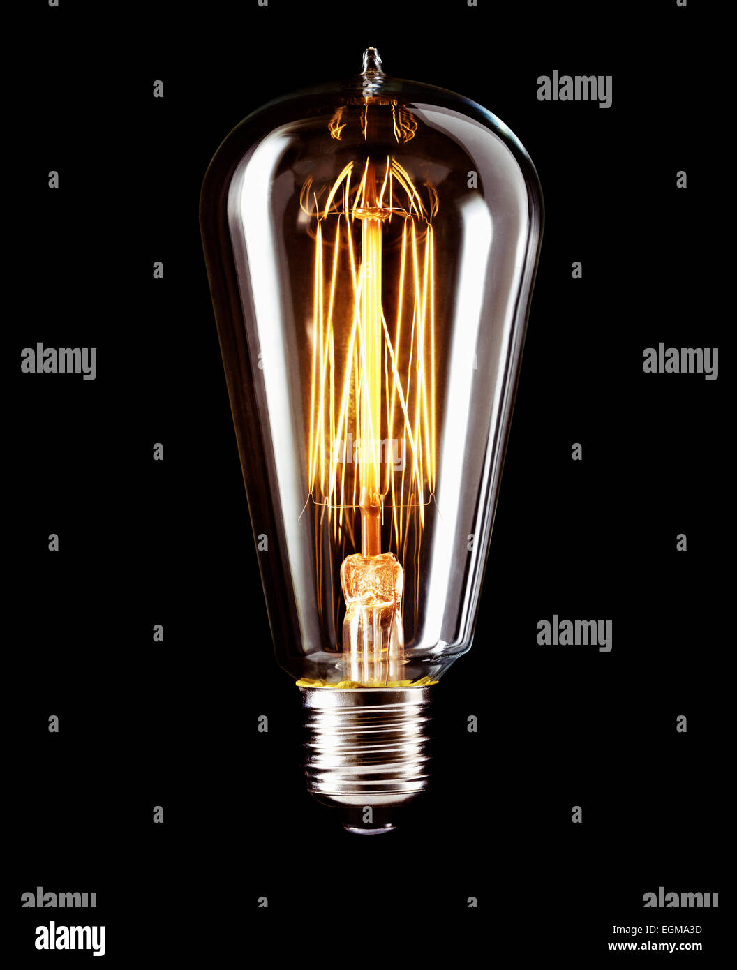 Lit Light Bulb Stock Photo - Alamy Lit Light Bulb Stock Photo - Alamy