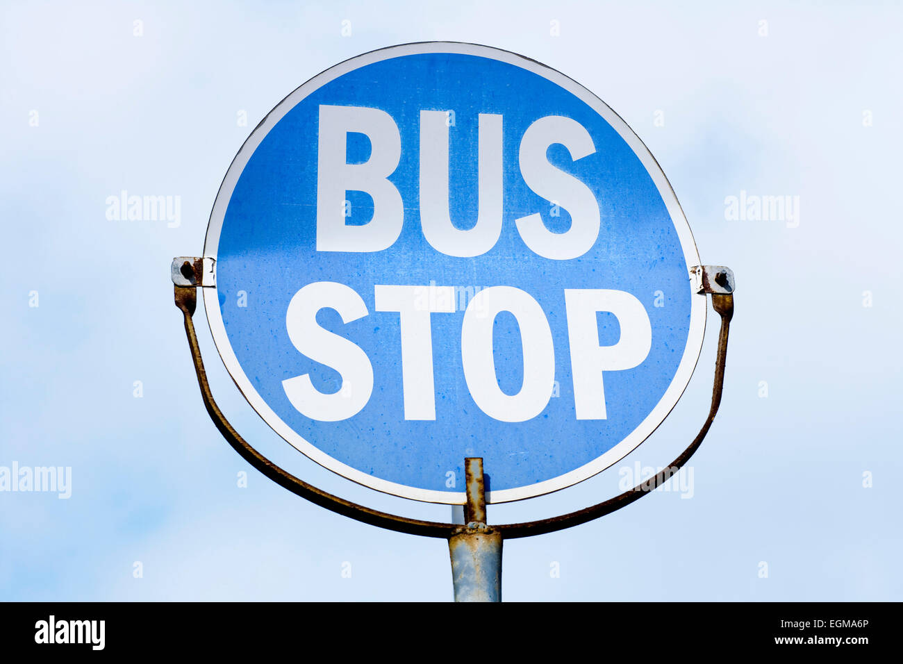 Bus Stop, Malta Stock Photo - Alamy